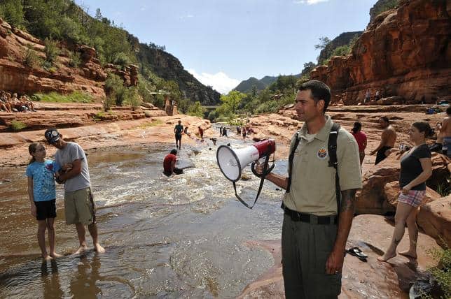 Slide Rock State Park Fire