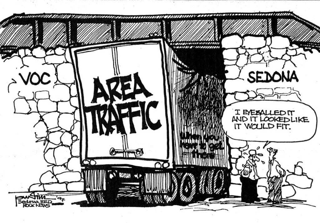 Cartoon reveals traffic problems still unremedied - Sedona Red Rock News
