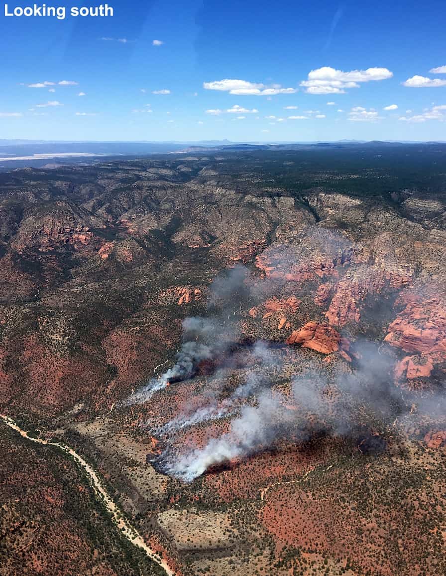 Crews battle wildfire in Sycamore Canyon - Sedona Red Rock News
