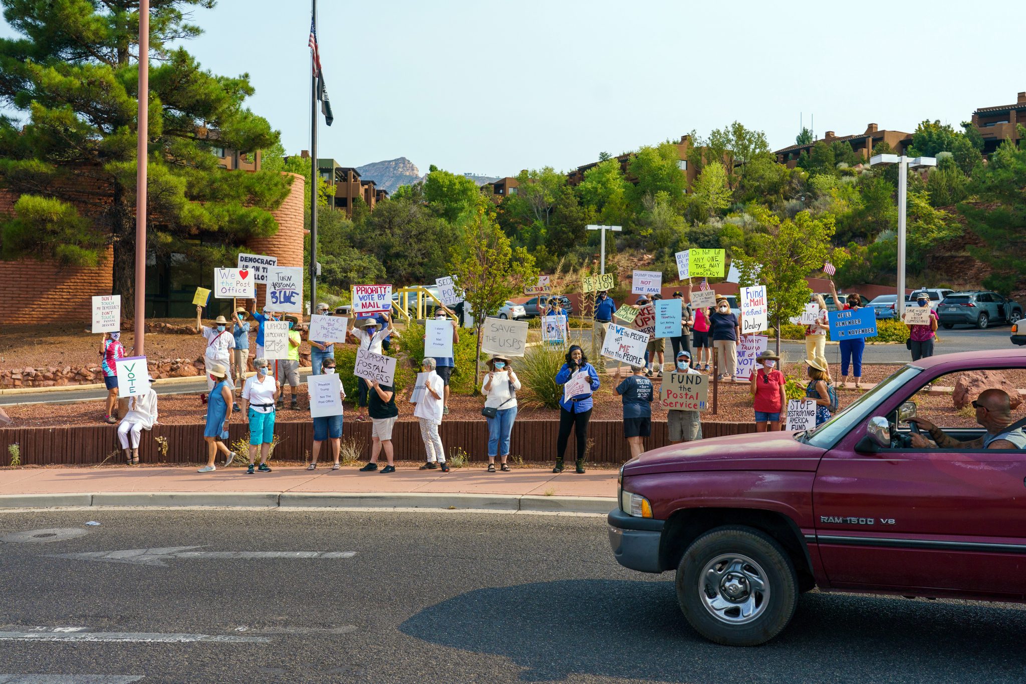 U.S. Postal Service Protests - Sedona Red Rock News