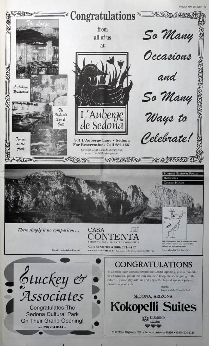 The Sedona Cultural Park celebrates its 23rd anniversary - Sedona Red ...