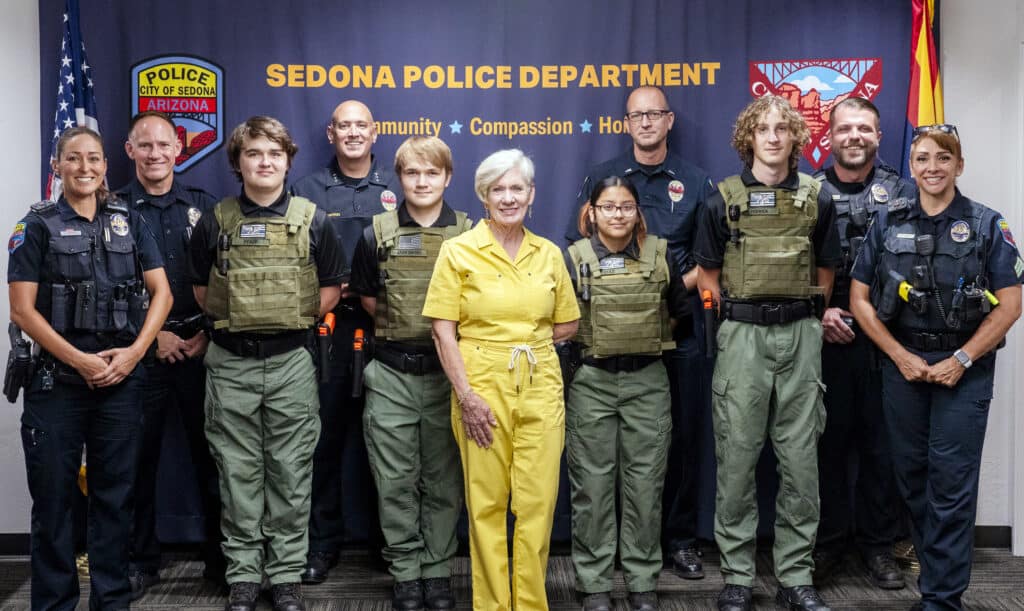 Rotary Club of Sedona Red Rocks donates to provide police cadet gear ...