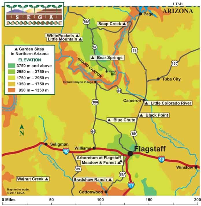 NAU’s Southwest Experimental Garden Array at Bradshaw Ranch tracks ...