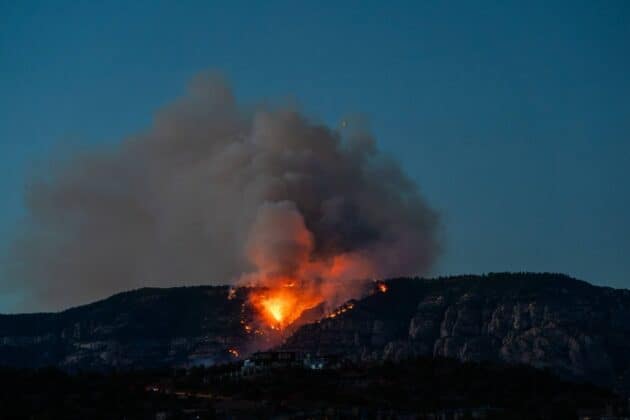 Pocket Fire burning 500 acres 7 miles north of Sedona; Oak Creek Canyon ...